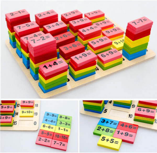 Mathematics Domino (Addition & Subtraction Wooden Game) – The ...
